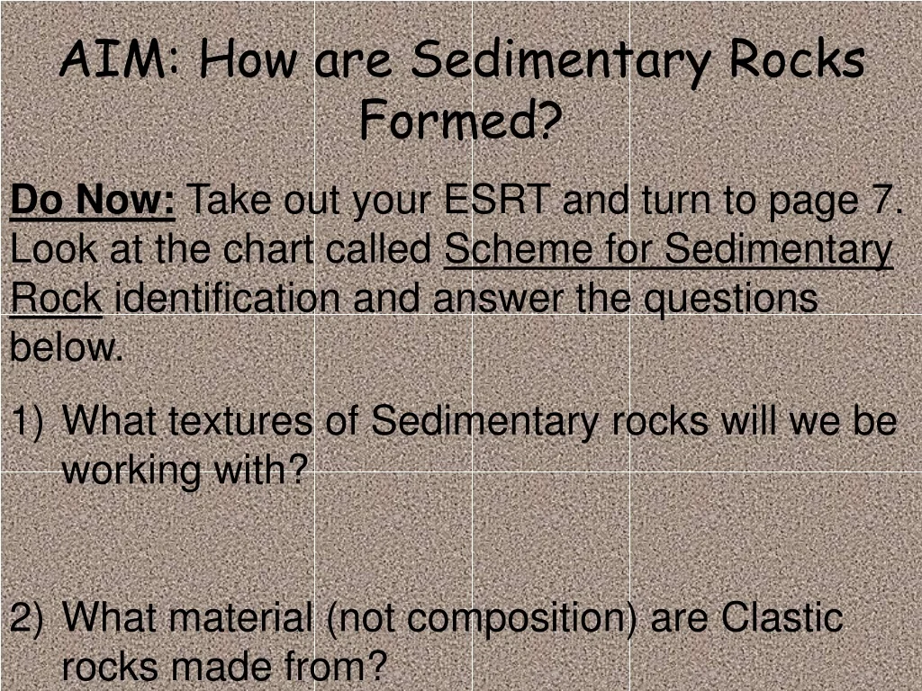 PPT - Sedimentary Rock Formation: A Comprehensive Guide PowerPoint ...