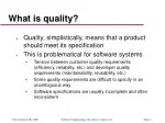 PPT - WHAT IS QUALITY PowerPoint Presentation, free download - ID:547966