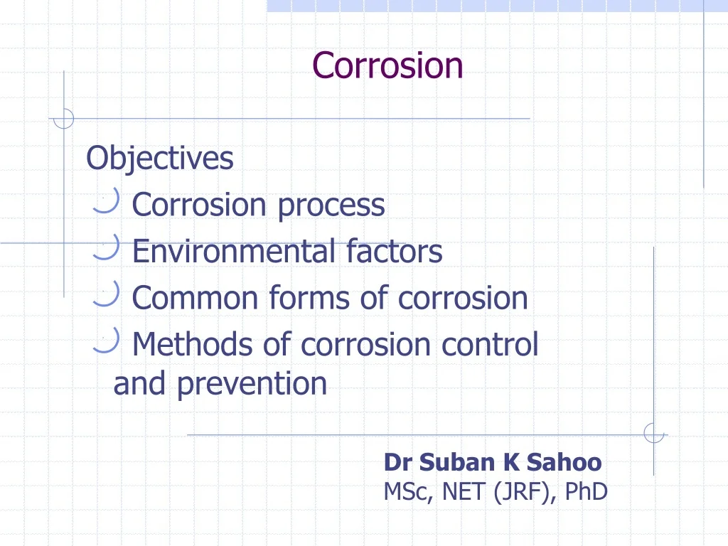 PPT - Corrosion PowerPoint Presentation, free download - ID:9477972