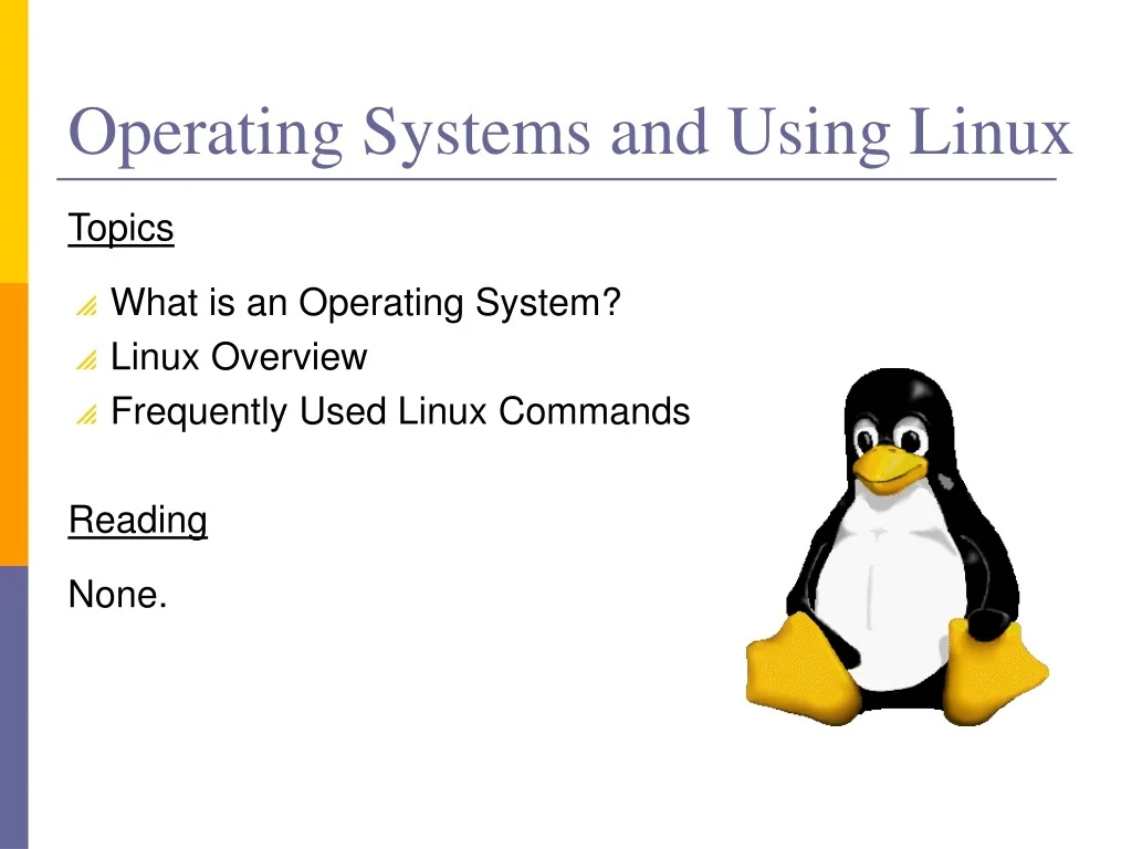 PPT - Linux: Overview and Basic Commands PowerPoint Presentation, free ...