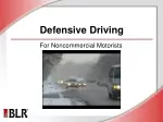 PPT - Defensive Driving is Safety Driving PowerPoint Presentation, free ...