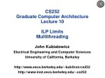PPT - IEC5310 Computer Architecture Chapter 4 Exploiting ILP with Software Approach PowerPoint ...