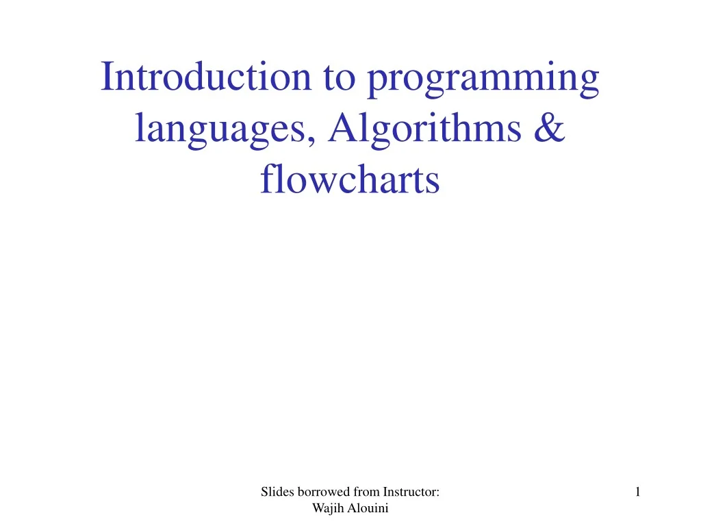 PPT - Overview of Programming Languages & History PowerPoint ...