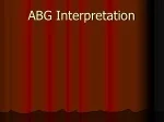 PPT - ABG INTERPRETATION PowerPoint Presentation, free download - ID ...