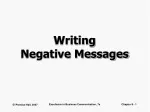 PPT - Writing Negative Messages PowerPoint Presentation, free download ...