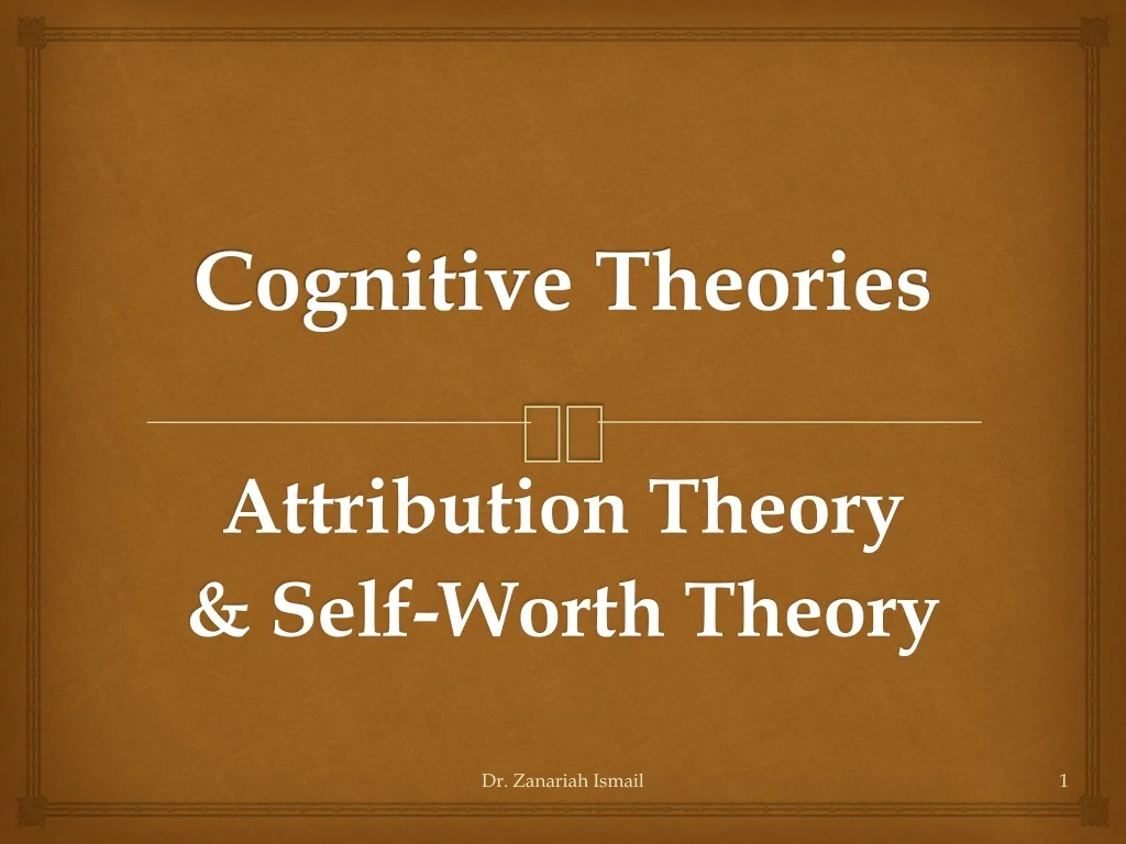 PPT - Cognitive Theories PowerPoint Presentation, free download - ID ...