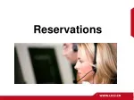 PPT - Reservations PowerPoint Presentation, free download - ID:1268038