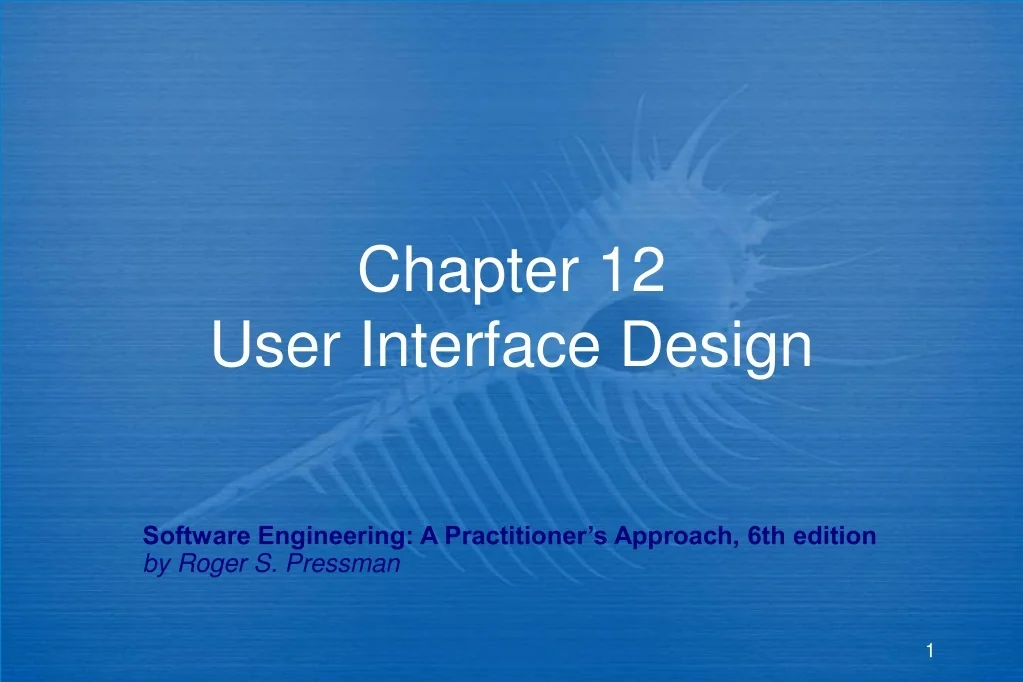 PPT - User Interface Design: Golden Rules and Design Models PowerPoint ...