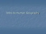 PPT - Intro to Human Geography PowerPoint Presentation, free download ...