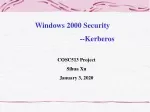 PPT - Security features of Windows 2000 PowerPoint Presentation, free ...