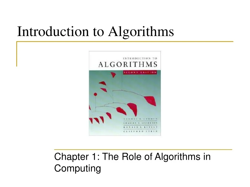 PPT - Algorithms in Computing PowerPoint Presentation, free download ...