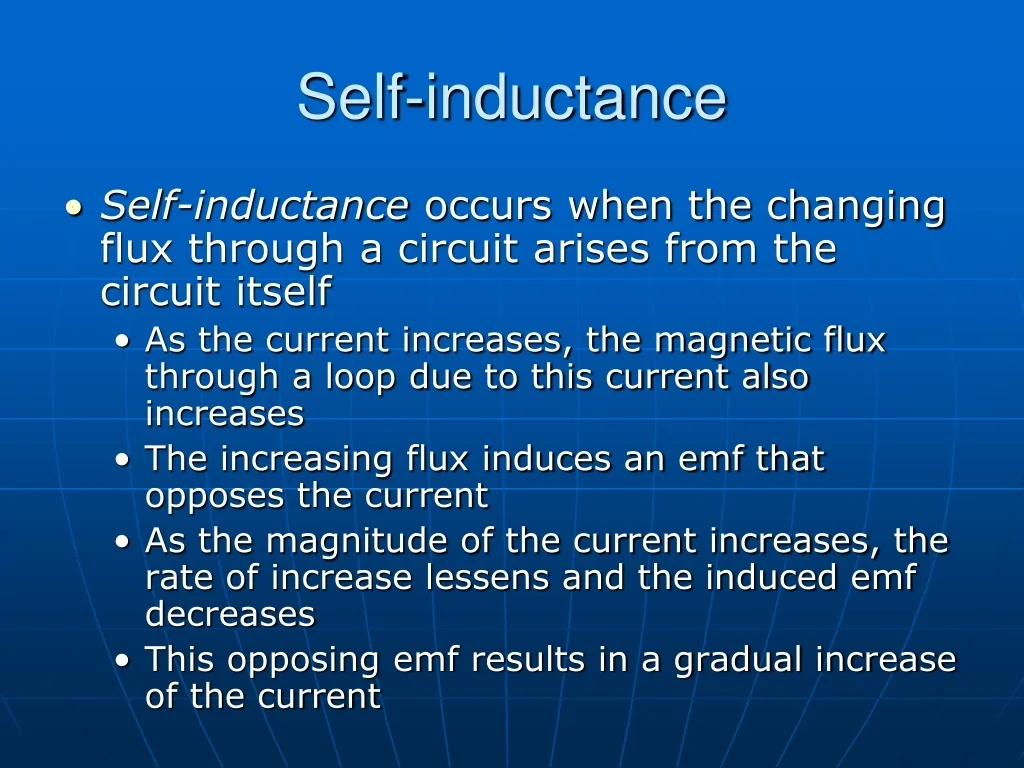 PPT - Self-inductance PowerPoint Presentation, free download - ID:9489227