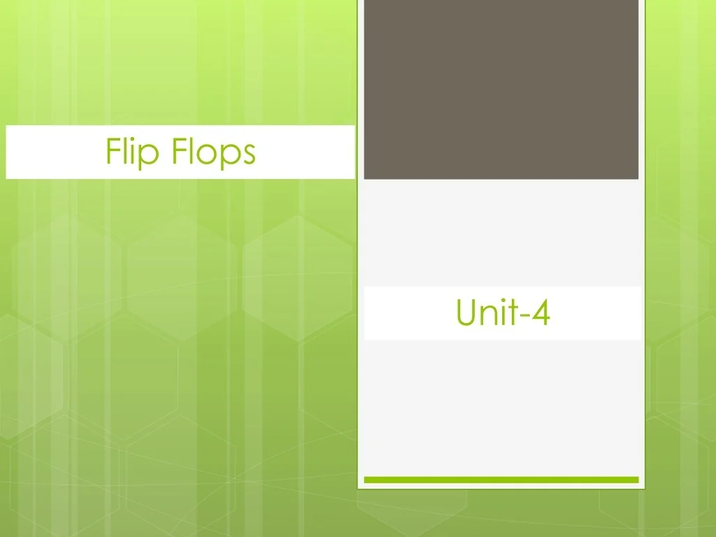 PPT - Flip Flops PowerPoint Presentation, free download - ID:9489974