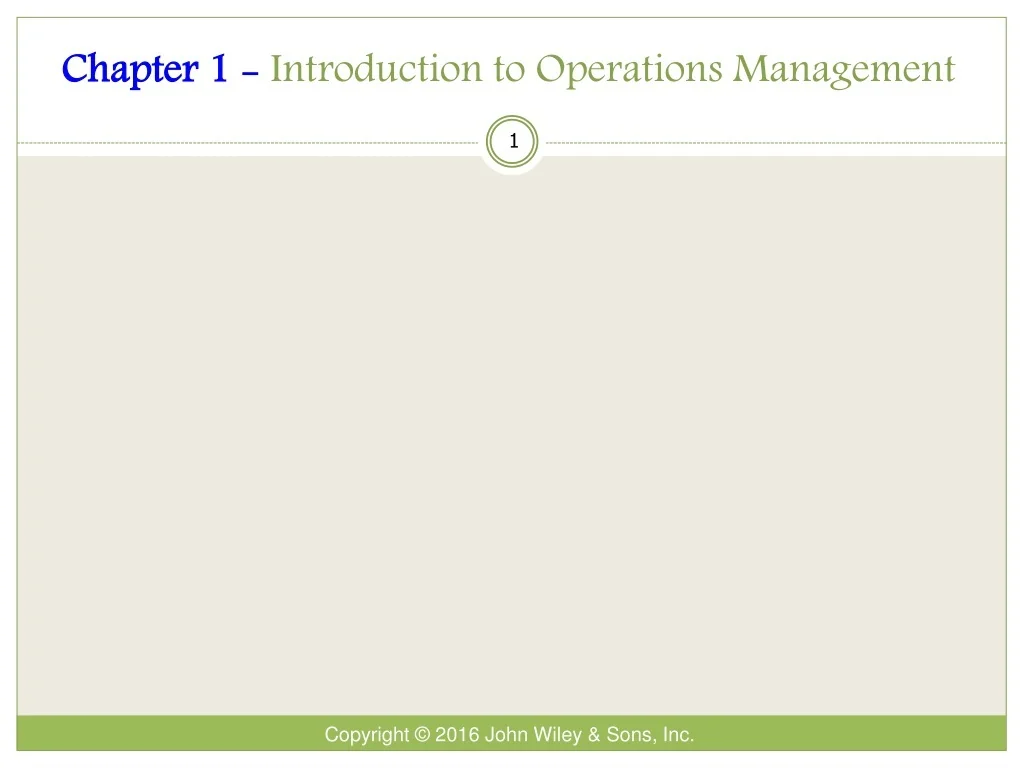 PPT - Enhancing Operations Management for Business Success PowerPoint ...