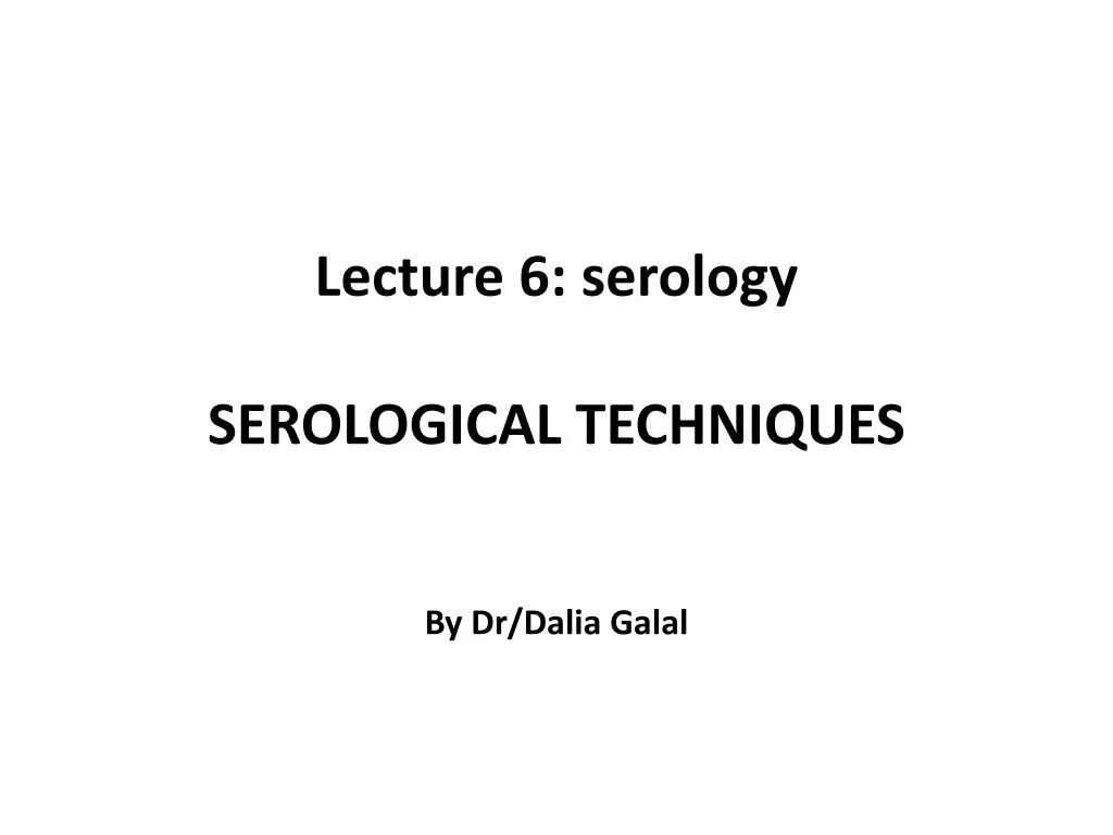 PPT - Serological Techniques: Essential Glassware for Laboratory Tests ...