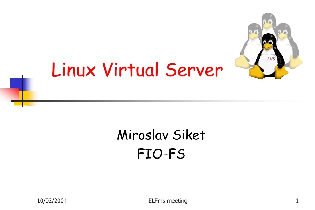 PPT - High Availability and Load Balancing with Linux Virtual Server ...