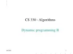 PPT - Introduction to Algorithms Dynamic Programming PowerPoint Presentation - ID:498104