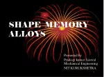 PPT - SHAPE MEMORY ALLOY PowerPoint Presentation, free download - ID ...