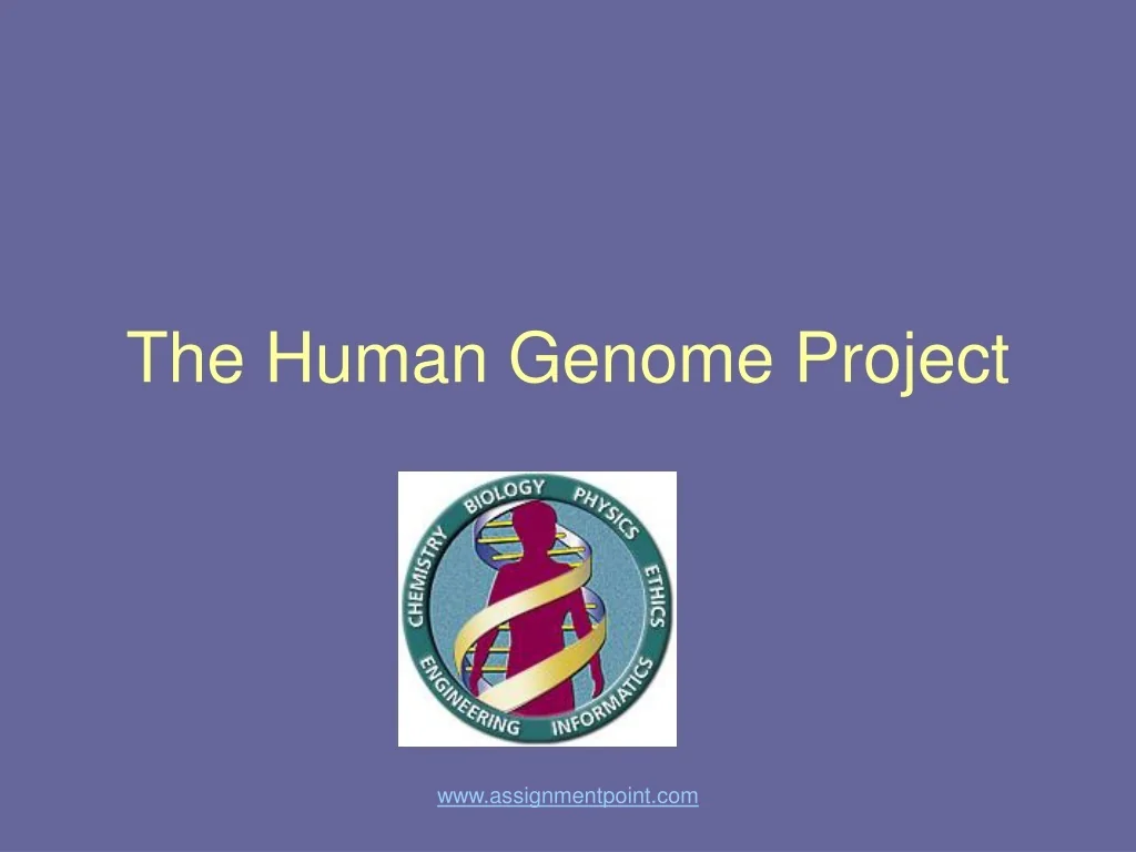 PPT - The Human Genome Project PowerPoint Presentation, free download ...