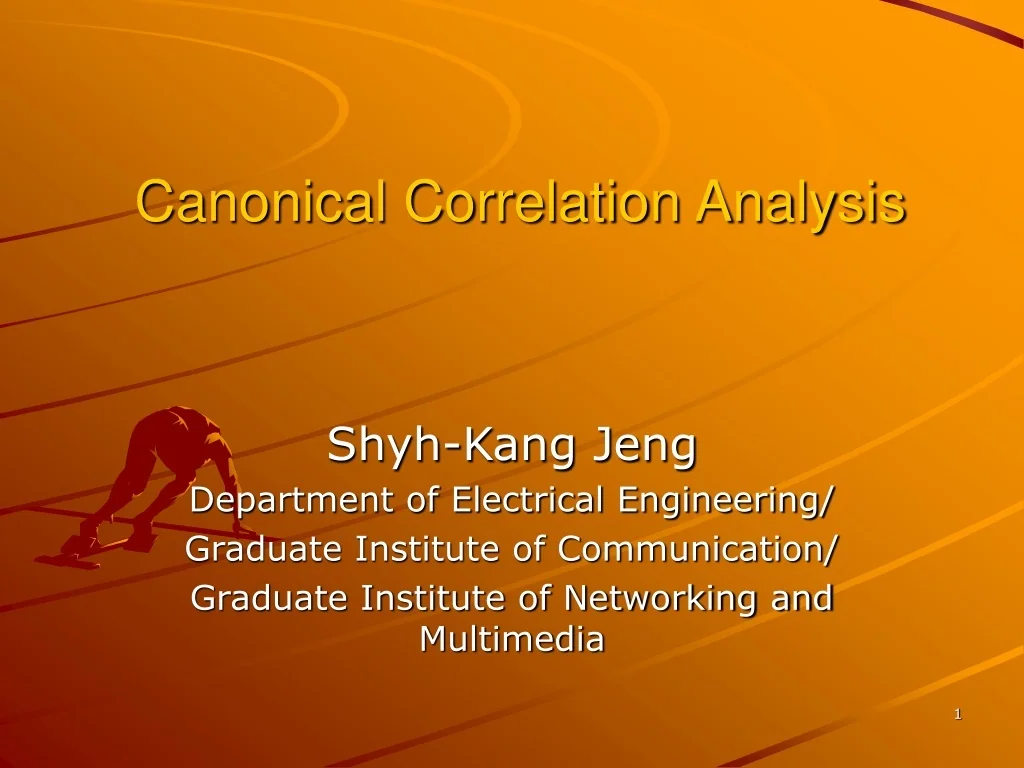 PPT - Canonical Correlation Analysis PowerPoint Presentation, free ...