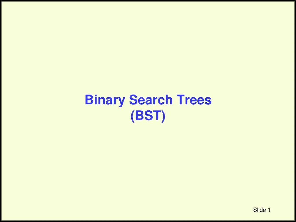 PPT - Binary Search Trees: Traversal and Search Techniques PowerPoint ...