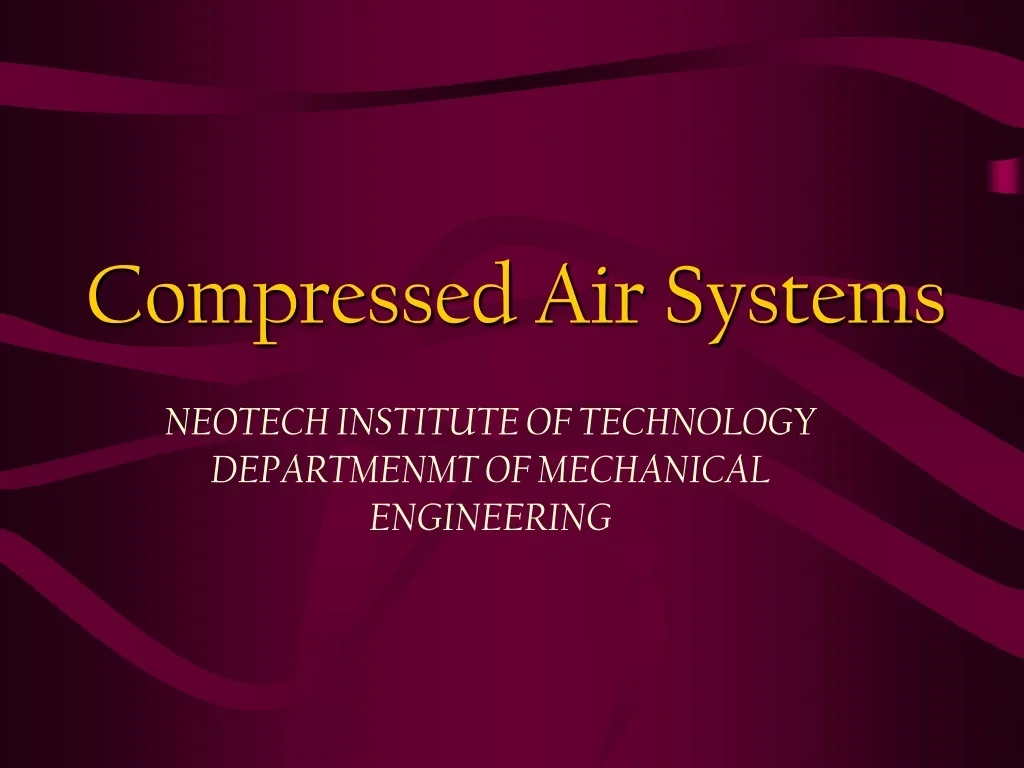 PPT - Comprehensive Guide to Air Compressor Systems for Mechanical ...