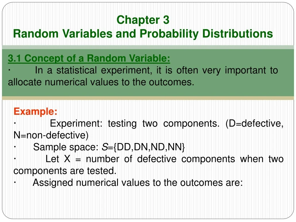 PPT - Random Variables and Probability Distributions PowerPoint ...