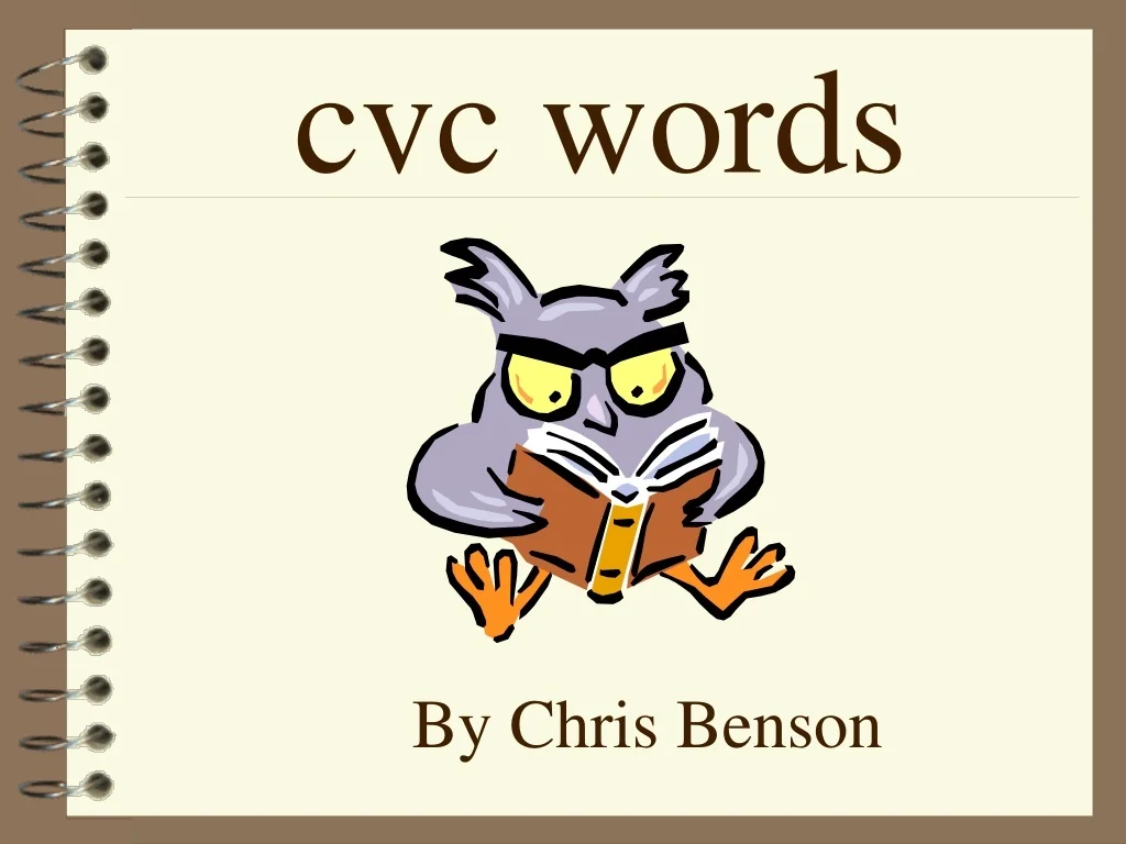 PPT - cvc words PowerPoint Presentation, free download - ID:9498494