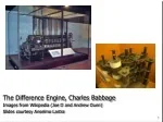 PPT - Charles Babbage PowerPoint Presentation, free download - ID:1982278