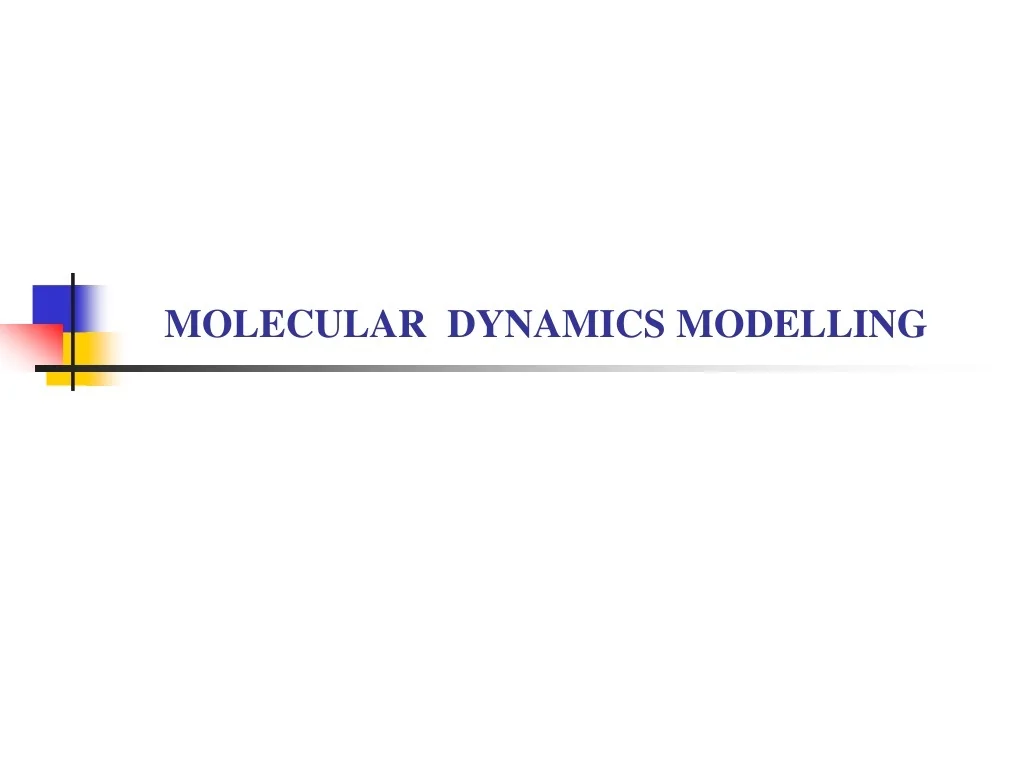 PPT - Molecular Dynamics Modeling in Nanoscale Heat Transfer: Insights ...