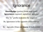 PPT - Ignorance PowerPoint Presentation, free download - ID:2762418