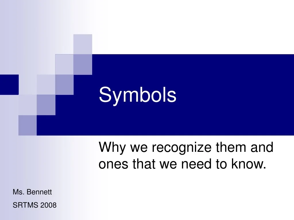 PPT - Decoding Symbols: Recognizing the Universal and Persuasive Ones ...