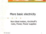 PPT - Basic Electricity PowerPoint Presentation, free download - ID:252340