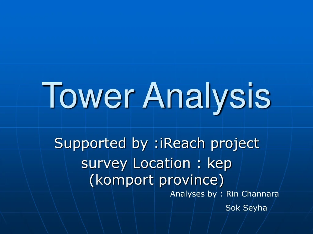 PPT - 3D Viewshed Analysis for Kep Province Tower Planning PowerPoint ...