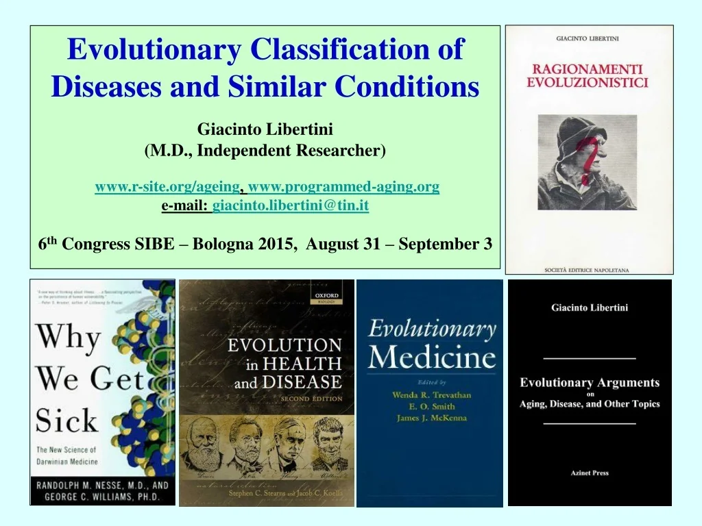 PPT - Evolutionary Medicine: Unveiling the Origin of Diseases ...