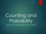 PPT - Counting Principles and Probability PowerPoint Presentation, free ...