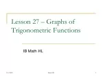 PPT - Graphs of Trigonometric Functions PowerPoint Presentation, free ...