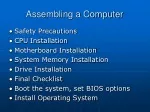 PPT - ASSEMBLING AND DISASSEMBLING OF COMPUTER SYSTEM PowerPoint Presentation - ID:2469274