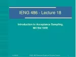 PPT - MILITARY STANDARD 105E (MIL-STD-105E) PowerPoint Presentation ...