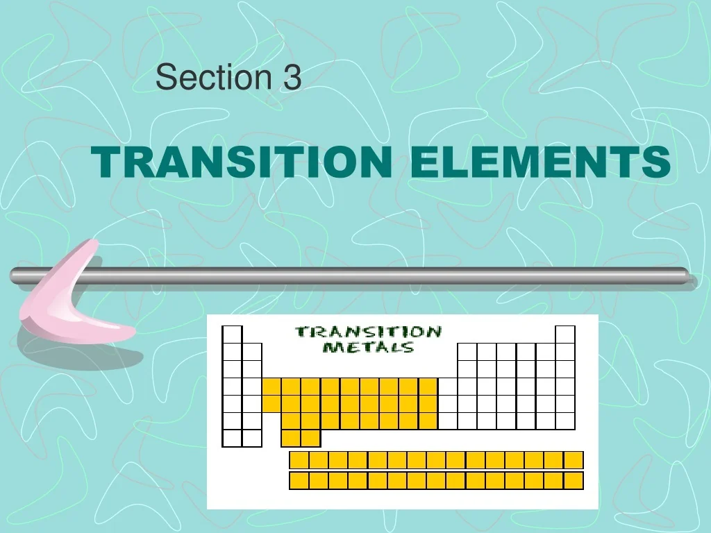 PPT - TRANSITION ELEMENTS PowerPoint Presentation, free download - ID ...