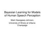 PPT - Bayesian models of human learning and reasoning Josh Tenenbaum ...