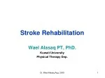PPT - Stroke Rehabilitation PowerPoint Presentation, free download - ID ...