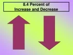 PPT - Learn to find percent increase and decrease. PowerPoint Presentation - ID:9544082