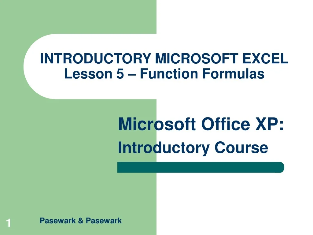 PPT - Mastering Excel Functions: Solve Math, Stats, Finance PowerPoint ...