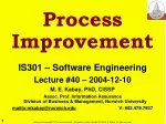 PPT - Process Engineering A Systems Approach to Process Improvement ...