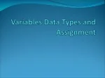 PPT - Variables and data types PowerPoint Presentation, free download - ID:2566902