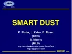 PPT - SMART DUST PowerPoint Presentation, free download - ID:6106952