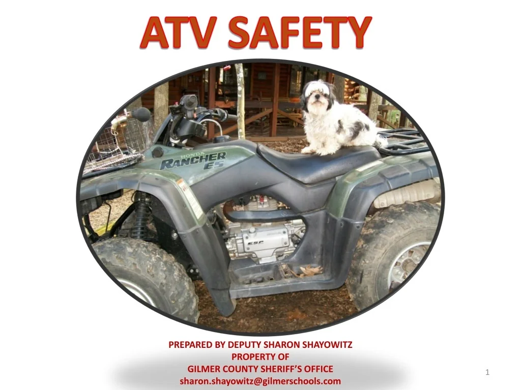 PPT - ATV Safety Presentation for Middle School Students PowerPoint ...