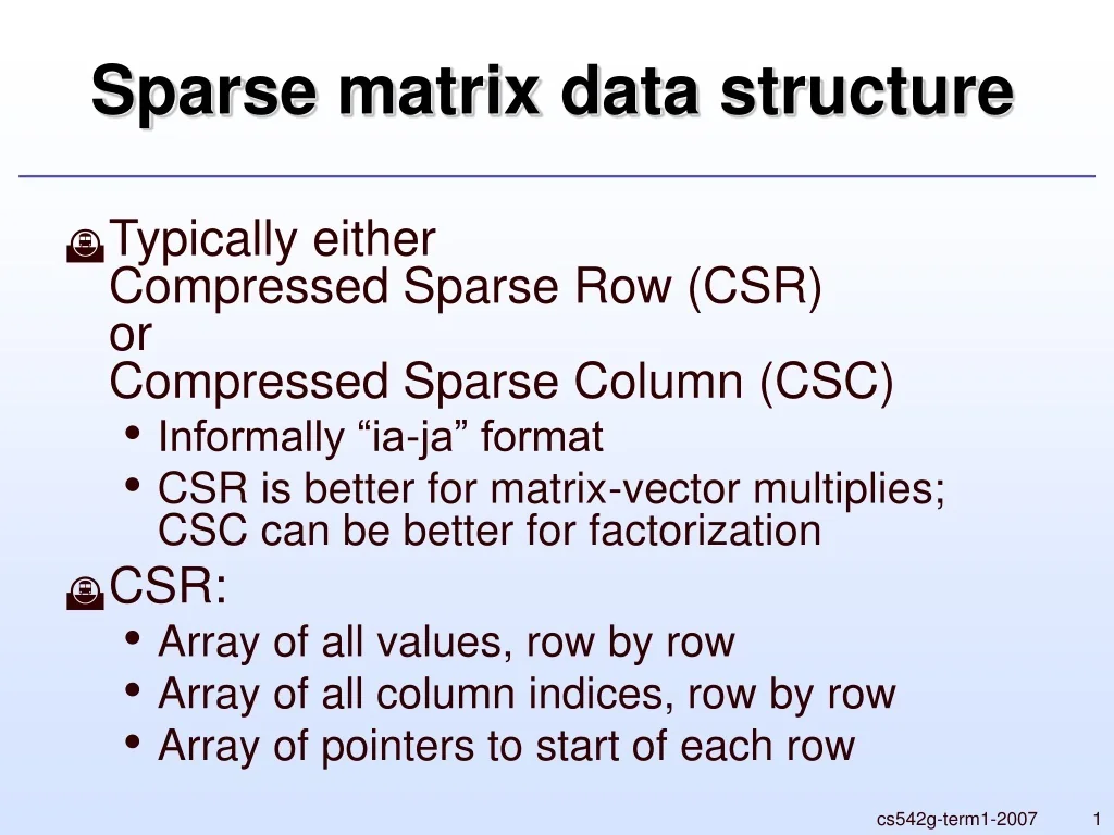 Ppt Sparse Matrix Data Structures In Direct Solvers Powerpoint Presentation Id9523515