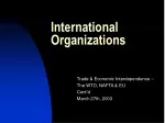 PPT - THEORIES OF INTERNATIONAL ORGANIZATIONS PowerPoint Presentation ...